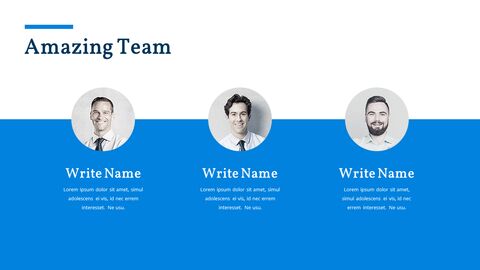 Amazing Team Template Page