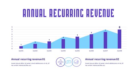 annual recurring revenue Simple Slide