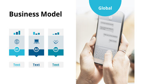 Business Model Page Slide|Single