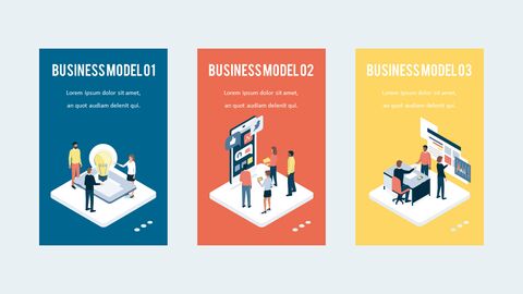 Business Model Template Design|Single Slides