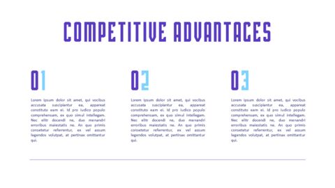 Competitive advantages Templates|Competitor|Single Slides