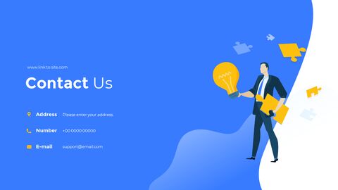 Contact Us PPT Design