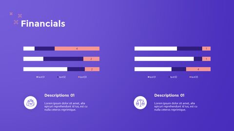 Financials Page Design|Single Slides