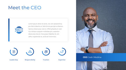 Meet the CEO PowePoint Slide Deck