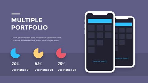 Multiple Portfolio Page Design