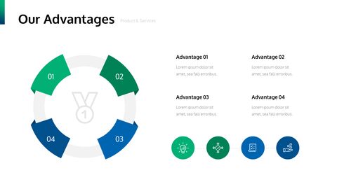 Our Advantages Page Design