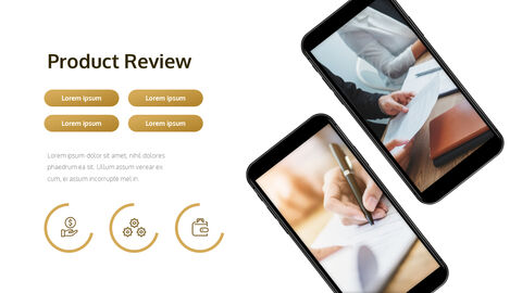 Product Review Slide Layout