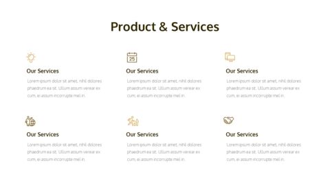 Product & Services Slide Page|Single