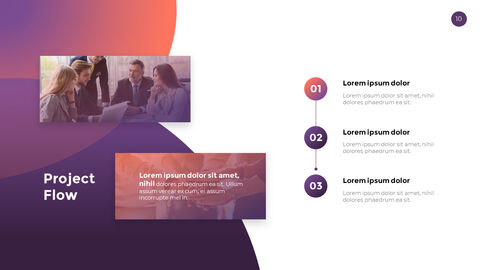 Project Flow Page Slide|Timeline|Single