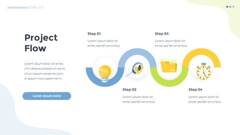 Project Flow PowerPoint Layout