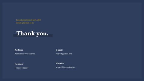 Thank you PPT Slide Deck