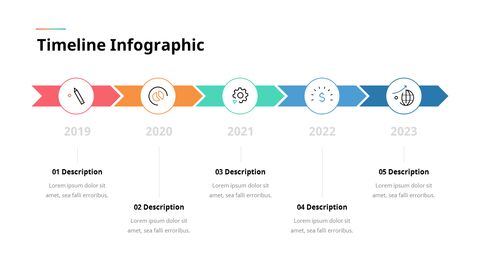 timeline template powerpoint simple