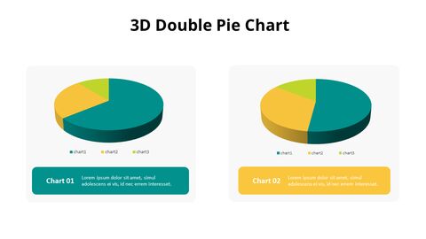 3D 비교 원형 차트