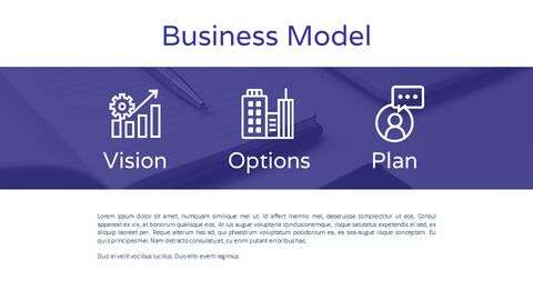 Business Model Template Page|Single Slides