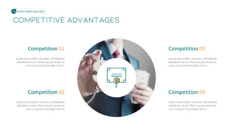 Competitive Advantages Template Layout|Competitor|Single Slides
