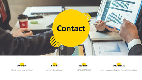 Contact PPT Slide|Us|Single