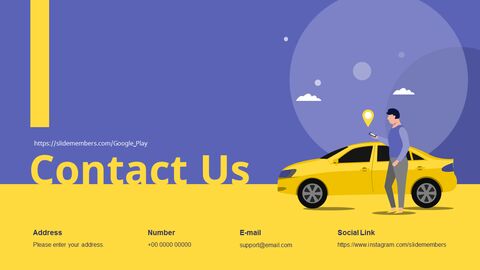 Contact Us PowerPoint Layout|Single Slides