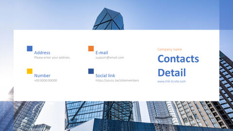 Contacts Detail Slide Layout