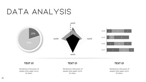 Data Analysis Templates|Single Slides