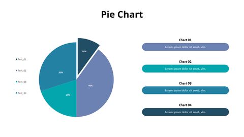 Exploded Pie Chart and List