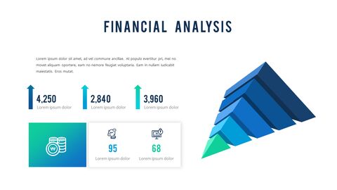 Financial Analysis Page Template|Single Slides