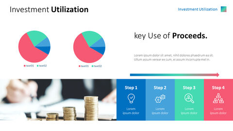 Investment Utilization Simple Slide|Financials|Single