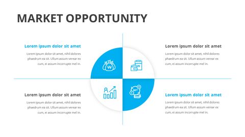 Market Opportunity Simple Slide|Single