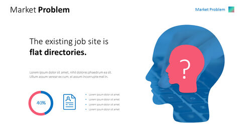 Market Problem PowerPoint Layout|Solution|Single Slides