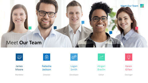 Meet Our Team PowerPoint Design|Single Slides