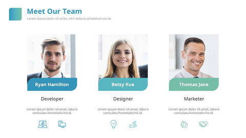 Meet Our Team PowerPoint Layout