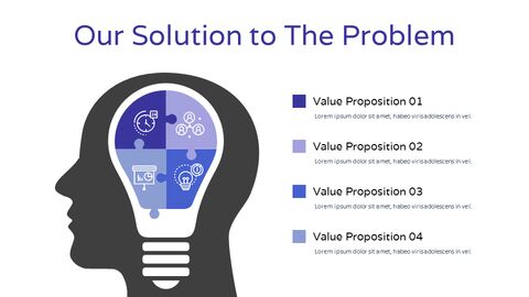 Our Solution to The Problem Template Page|Single Slides