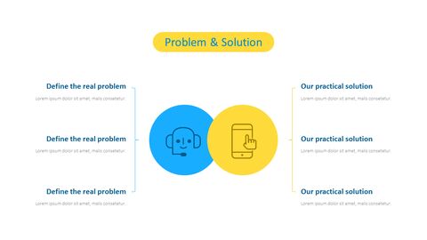 Problem & Solution Template Layout|Single Slides
