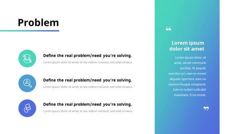 Problem Template Layout