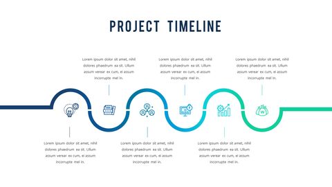 Project Timeline PPT Layout