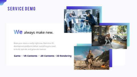Service demo PPT Background|Product, Services|Single Slides