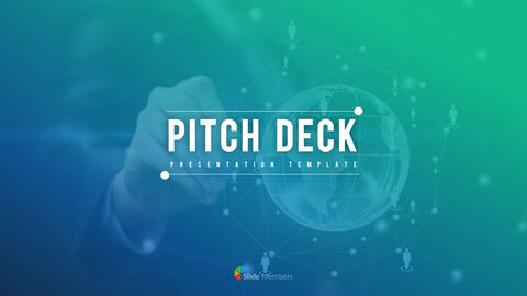 Simple Pitch Deck Template Cover Slide|Single