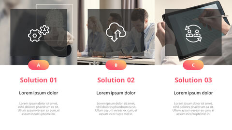 Solution Template Page|Problem,|Single Slides