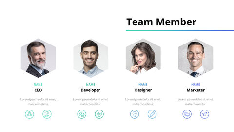 Team Member PPT Layout