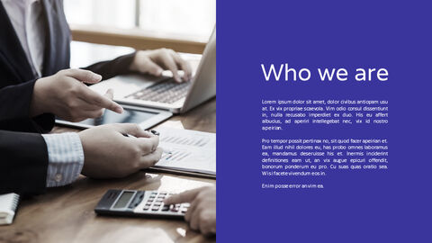 Who we are Page Design|Overview|Single Slides