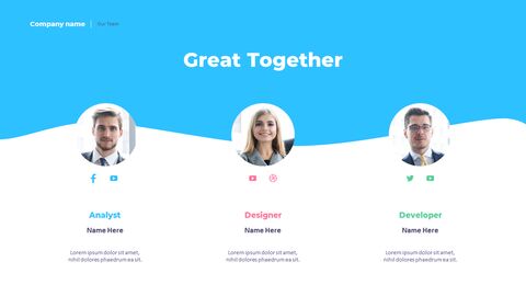 Great Together Slide|Our Team|Single