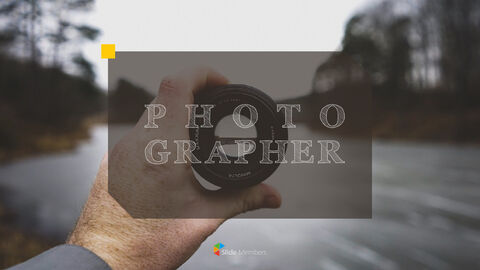 Photographer Studio Free PowerPoint Cover Deck: Portfolio and Creative ...