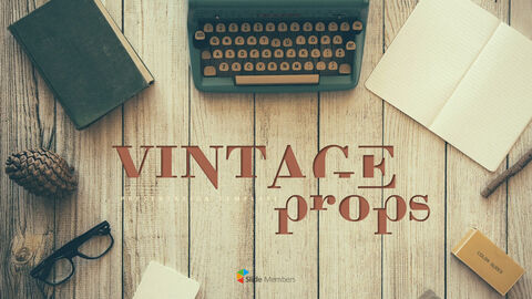 Vintage props Design|Cover|Single Slides