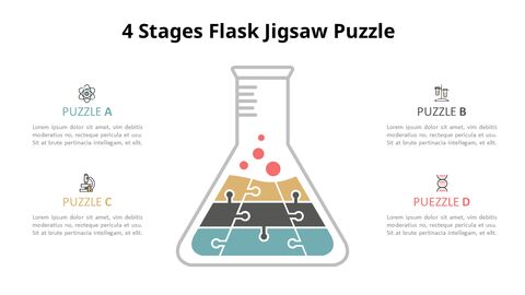Biology Puzzle Diagram Animated PowerPoint Templates