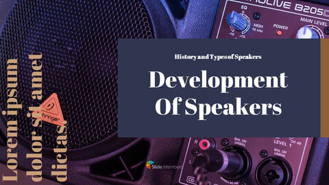 Development of speakers Interactive PowerPoint Examples