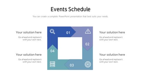 Events Schedule slide|Business Process|Single