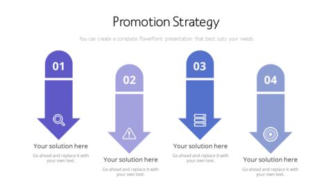 Promotion Strategy Slide Layout