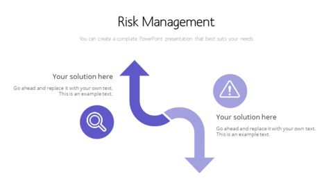 Risk Management Silde Deck Template Slide