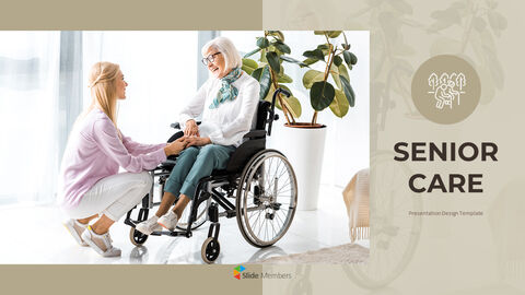 Senior Care Business PowerPoint Templates