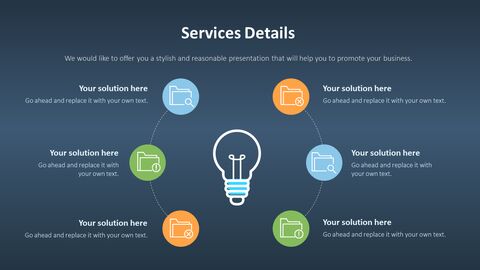 Services Details PPT Layout