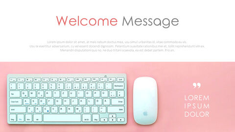Welcome Message Presentation Slides